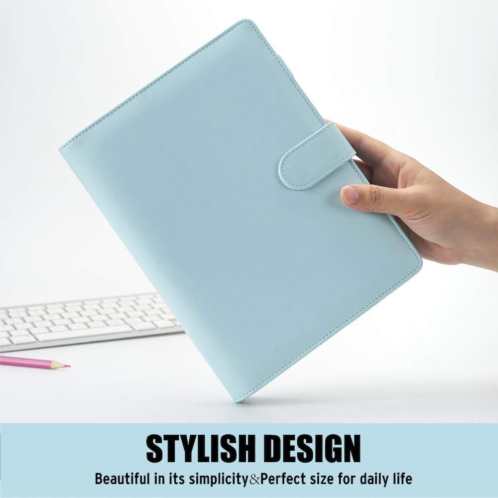 Wholesales Dividers 3 Ring Notebook High Quality A5 Leather Binder With ...