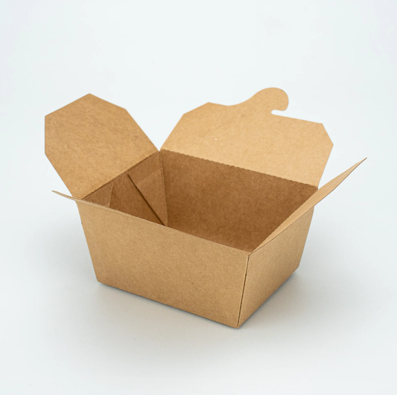 Wholesale Kraft Paper Food Box Salad Fruit Takeaway Box Lunch Packaging ...