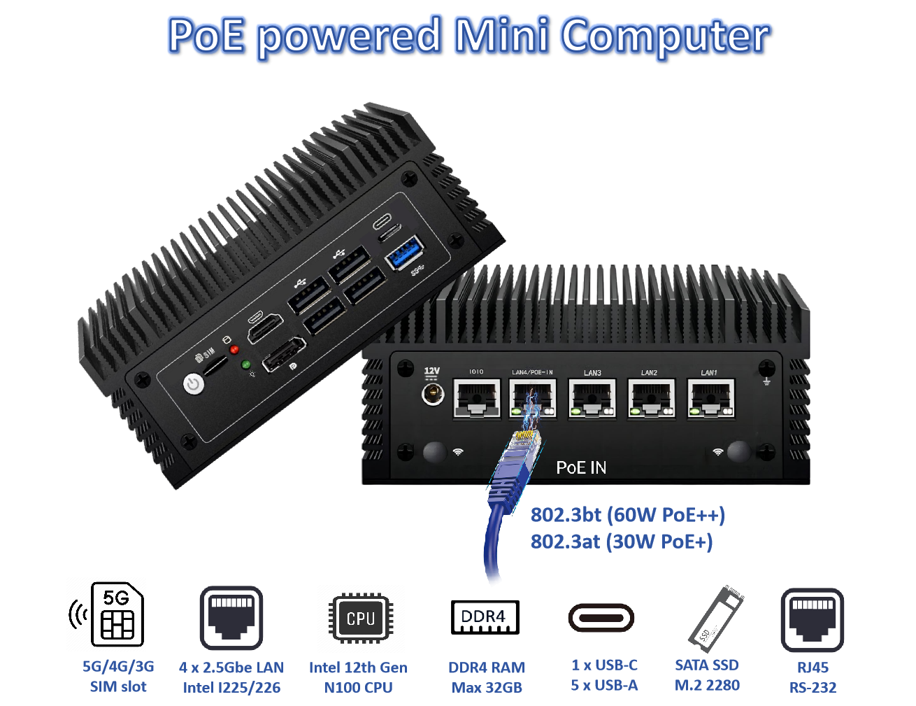 Factory Direct High Quality China Wholesale Industrial Fanless Pc Ac8f ...