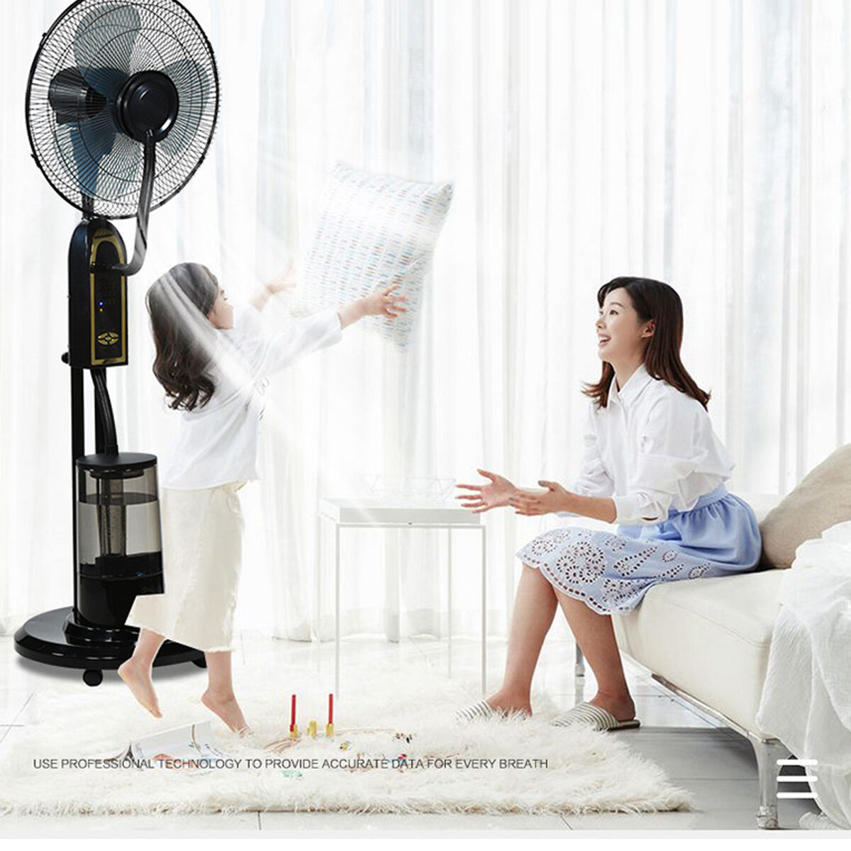 Bulk Buy China Wholesale Water Air Atomization Fan Indoor/outdoor ...