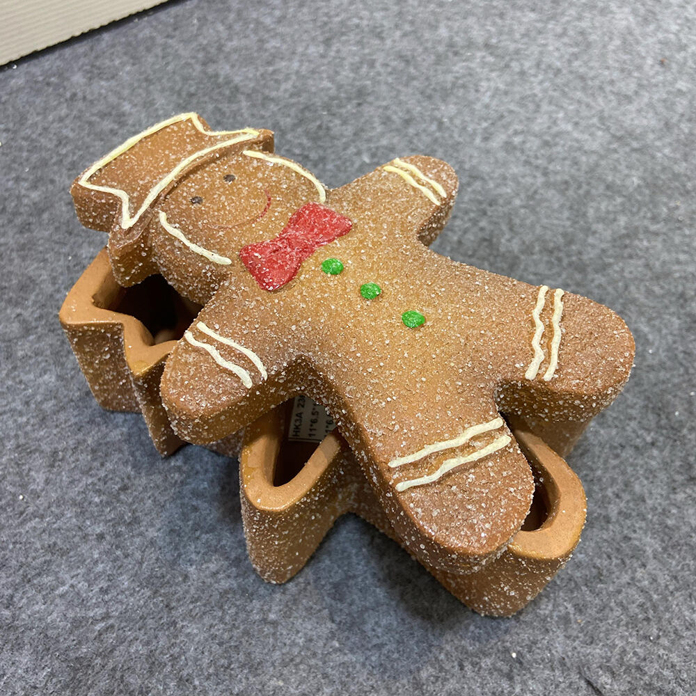 Wholesale Resin Gingerbread Man Box Candy Jar Cookie Box Trinket Boxes ...