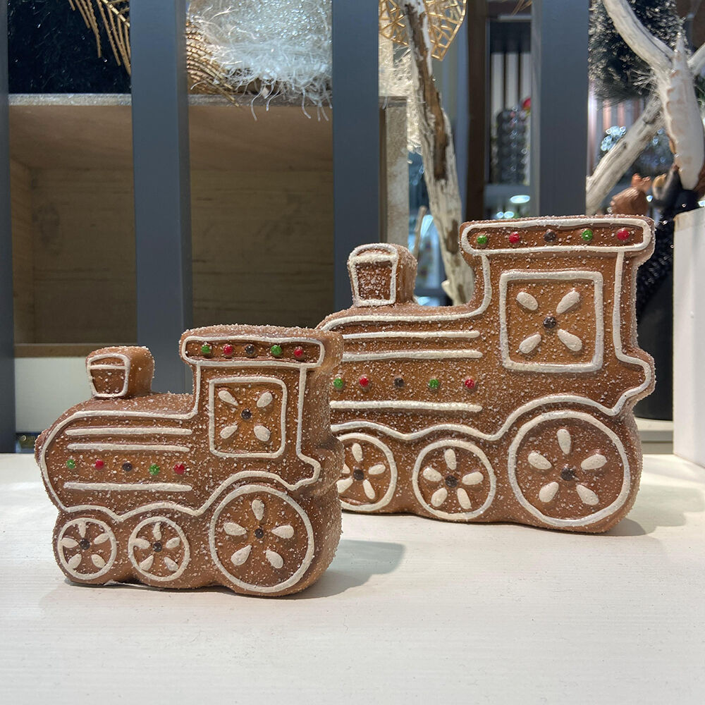 Odm Resin Christmas Baubles Biscuit Train Craft Interior Decoration For ...