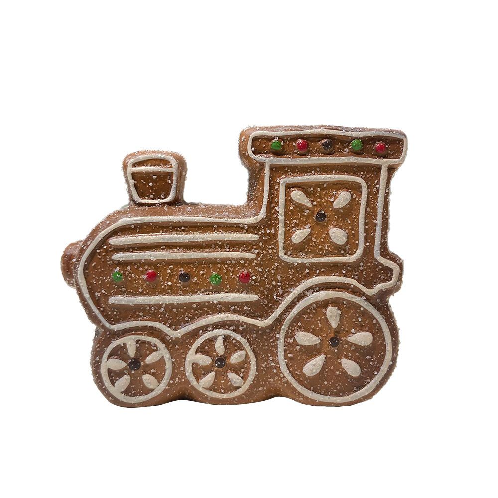 Odm Resin Christmas Baubles Biscuit Train Craft Interior Decoration For ...