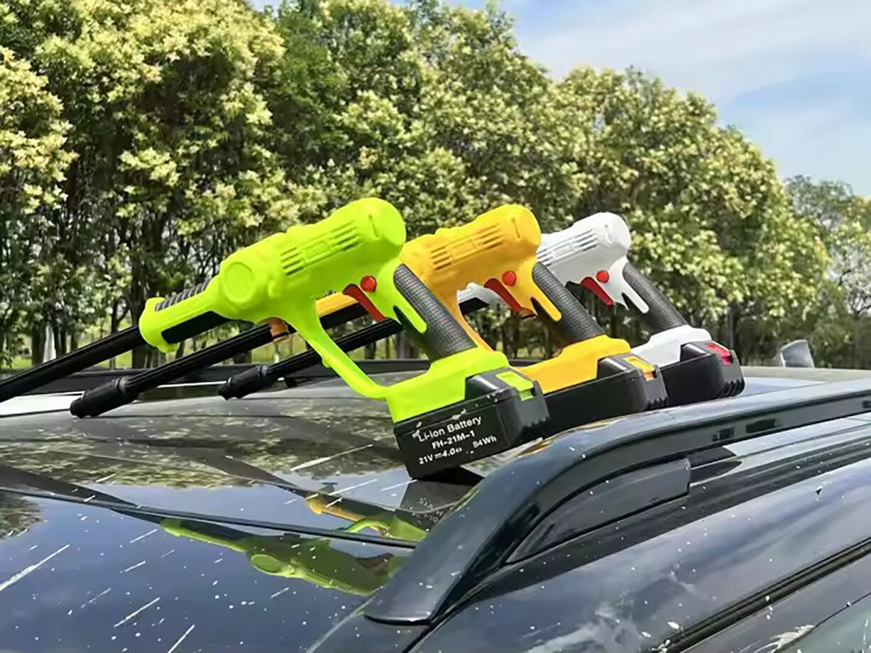 2024 New 21v Dc High Pressure Car Washer Cordless Cleaning Washer Gun ...