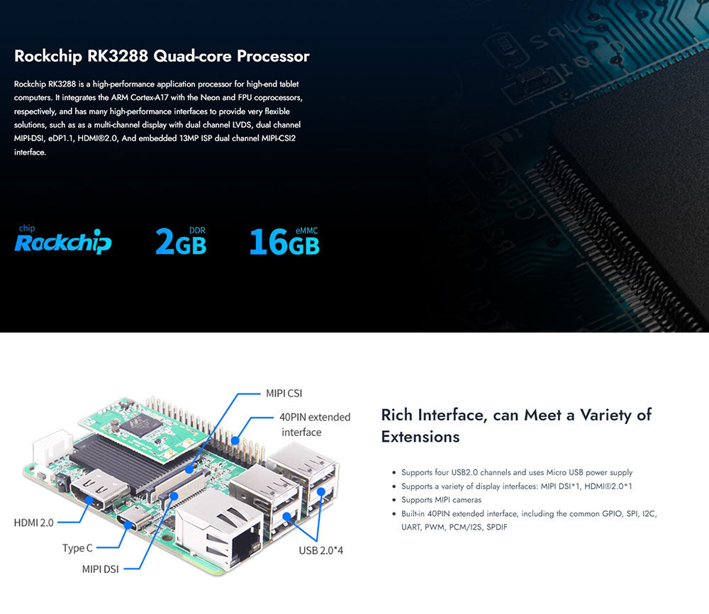 Geniatech Factory Custom Sbc Rk3288 Board Raspberry Pi Alternatives Industrial Android Linux ...