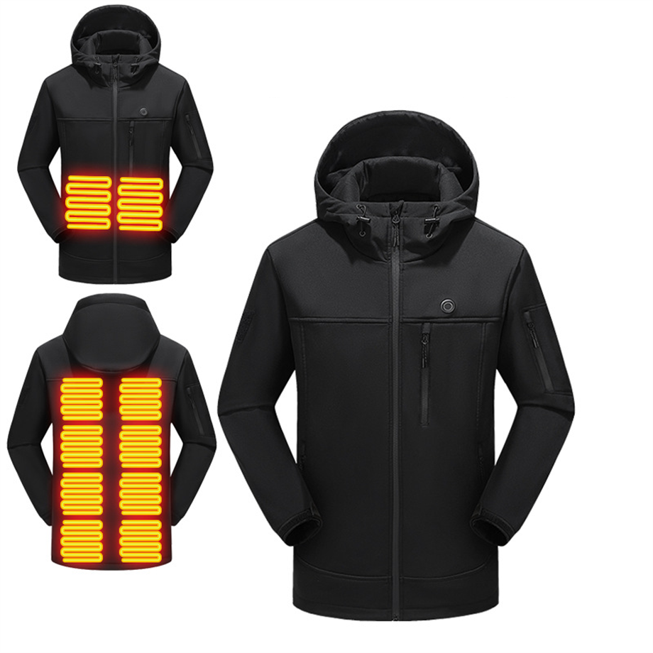 Usb Battery Heated Jacket Temperature Control Electric Heating Jacket ...