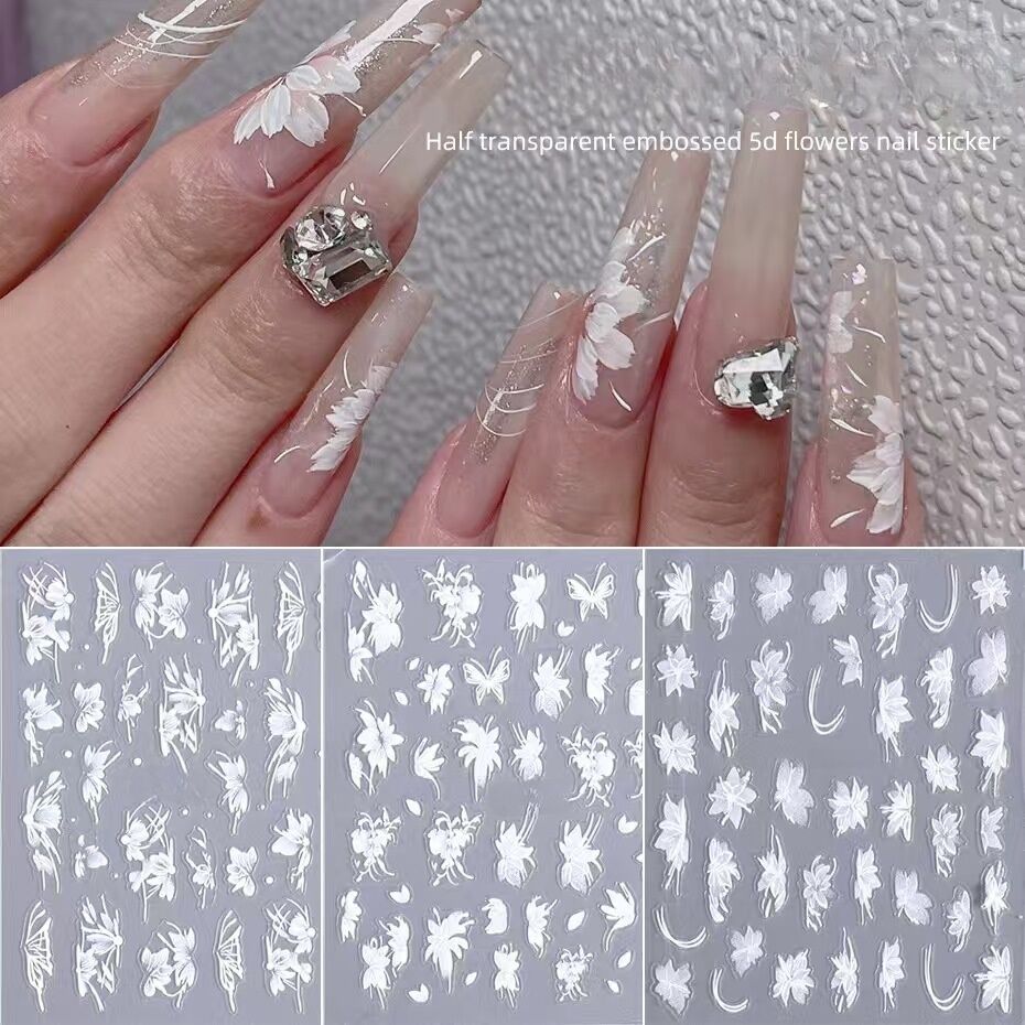 Bulk Buy China Wholesale French Tip Nail Stickers 3d French Nails ...