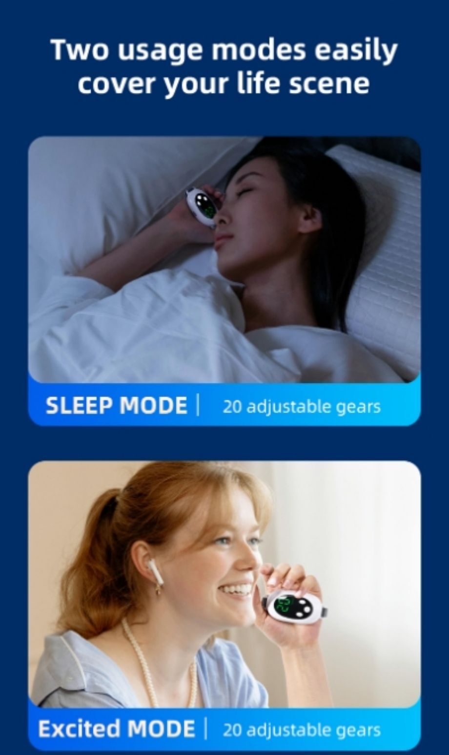 Smart Sleep Aid Device For Severe Insomnia, Improves Deep Sleep, And ...
