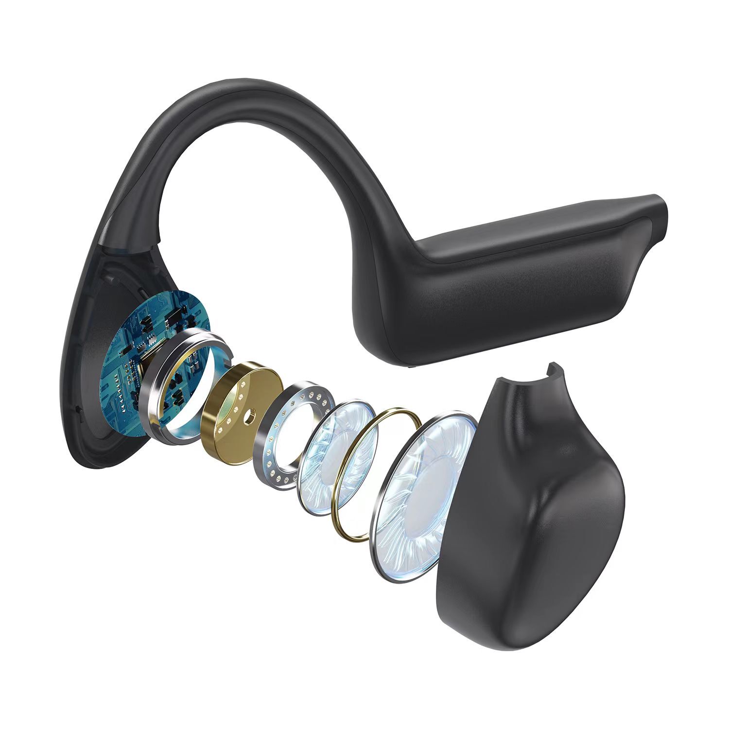 Oem/odm Open Ear Bone Conduction Tws Bluetooth 5.3 Noise-canceling ...