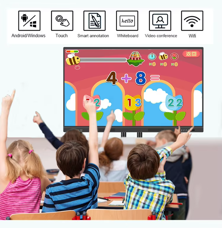 China Factory Interactive Whiteboard 55-98 Inch 4k Full Hd Lcd ...