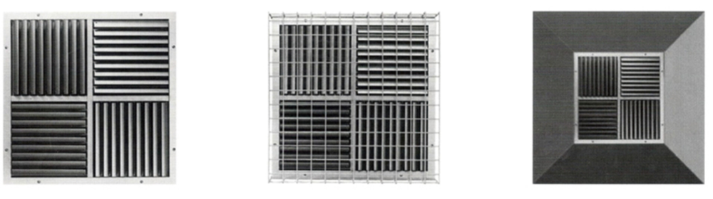 Hvac Ventilation High Quality Factory Price Multi-directional 4 Way Swirl Diffuser - China ...
