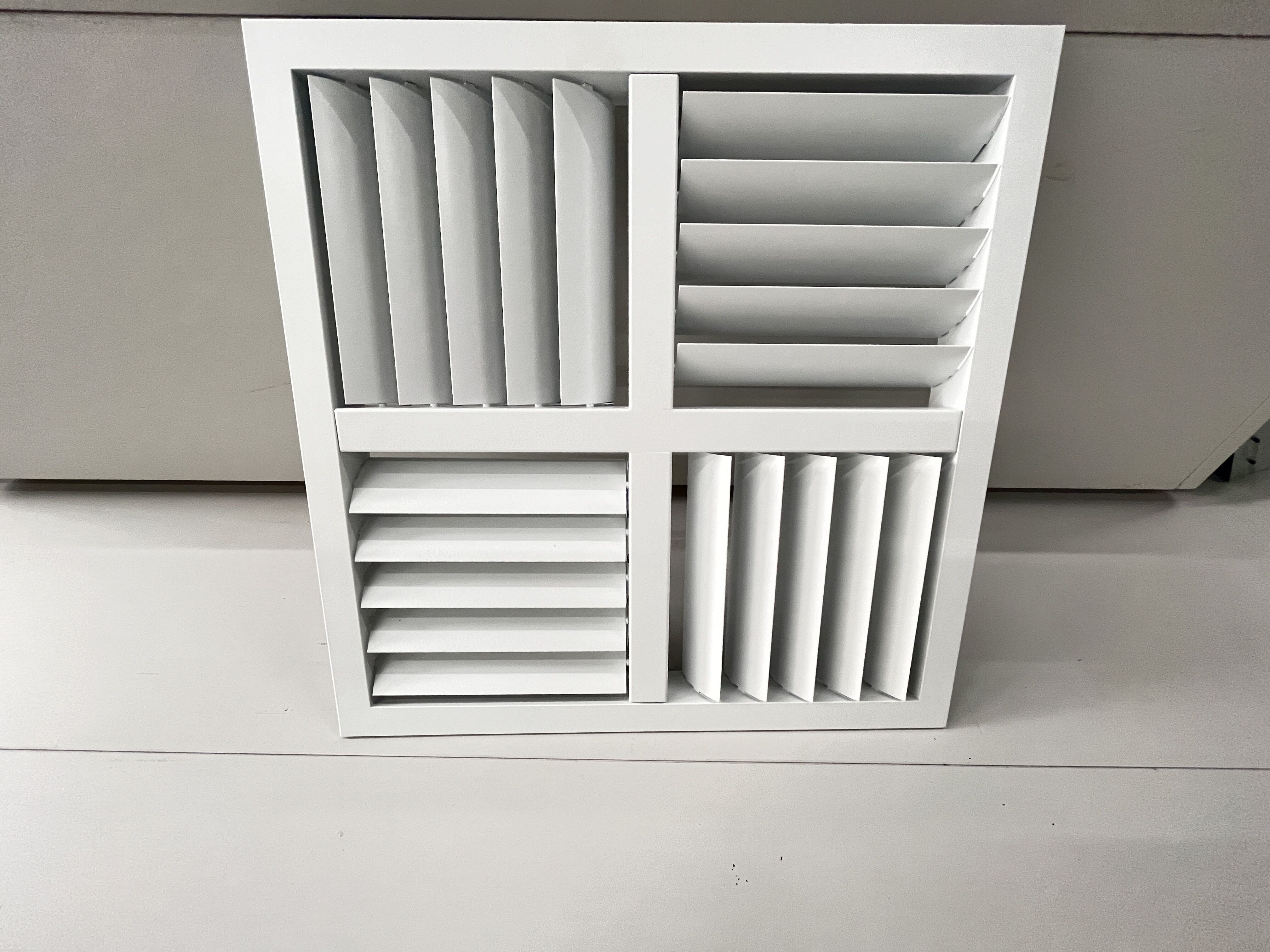 Hvac Ventilation High Quality Factory Price Multi-directional 4 Way Swirl Diffuser - China ...