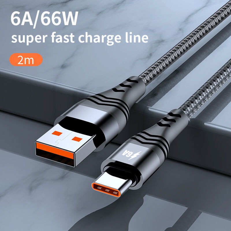 66w 6a Type-c Usb Cable,ultra Fast 6a Fast Charging Cable Usb C-type ...
