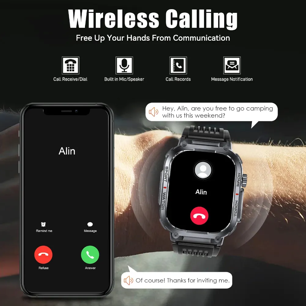 Advanced Sport Smart Watch – Multifunction Fitness Tracker Watch With ...