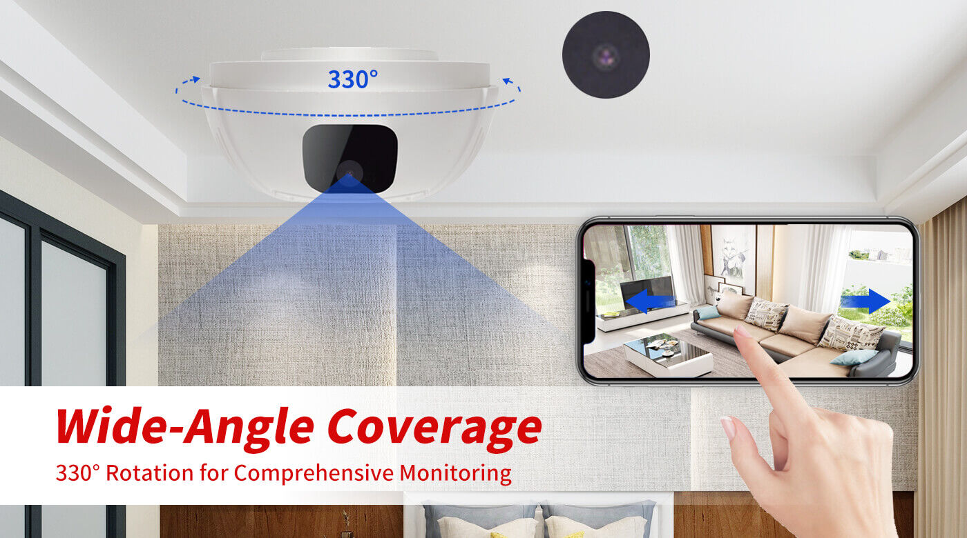 High-quality Hd1080p Rotating Wifi Camera Hidden Tuya Dummy Smoke ...