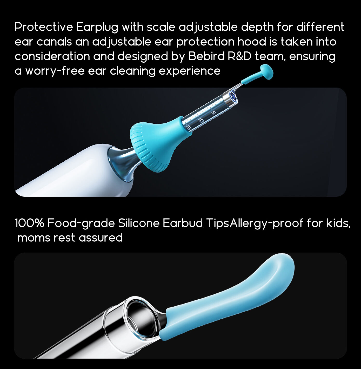 Bebird H30s Ear Cleaning Camera Otoscope Kids Adults Oldmen Dog Smart ...