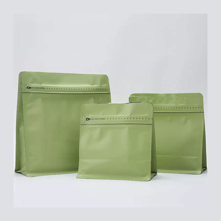 Food Grade Flat Bottom Nuts Storage Colorful Coffee Tea Packaging Bag ...