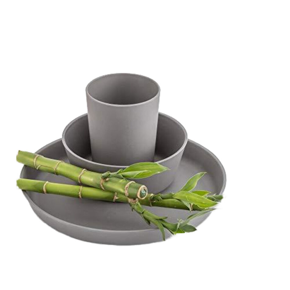 Buy China Wholesale Eco-friendly Natural Bamboo Fiber Dinnerware Set ...