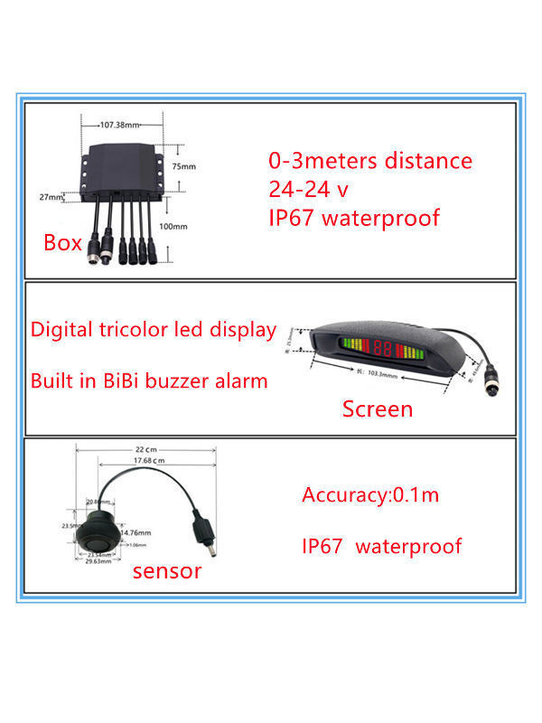 Original Manufacturer Oem Led Digital Tricolor Display Parking Assist ...