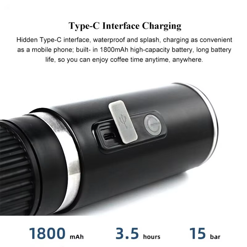 Bokarstar Portable Espresso Coffee Maker 15 Bar Portable Espresso For ...