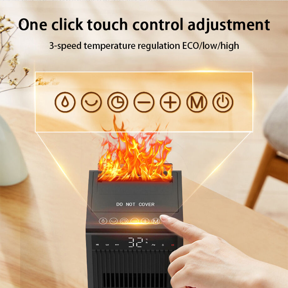 750w/1500w 50-60hz Best Price Ptc Heating Element With Flame ...
