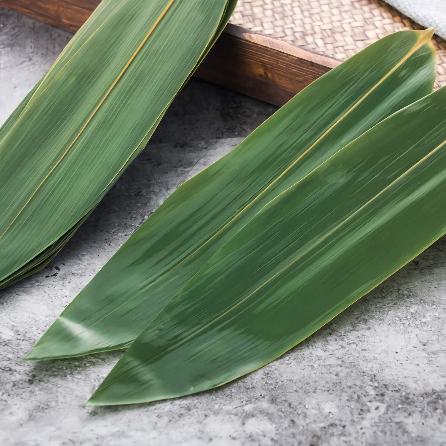 Bulk Buy China Wholesale Vacuum 100pcs Pack Bamboo Leaf Green Zongzi ...