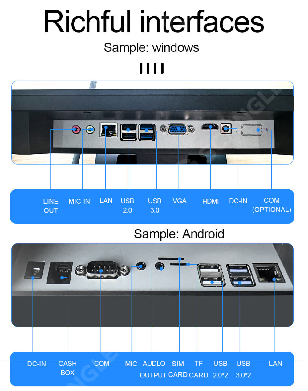 15" Desktop Windows Pos Systems With Vfd Customer Display $235 ...