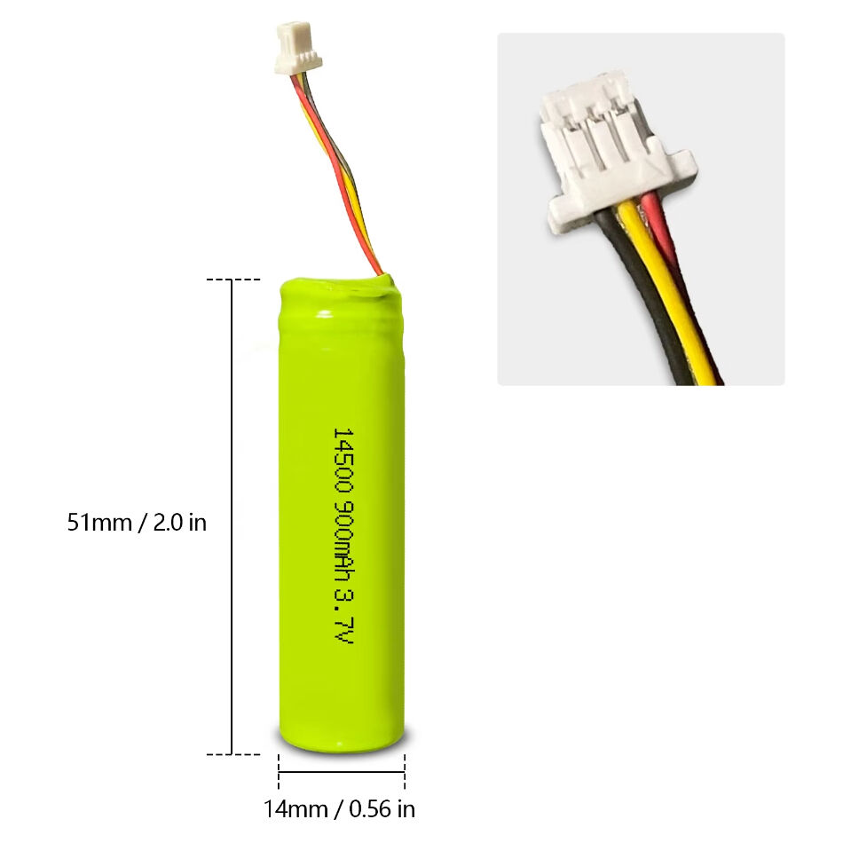 14500 900mah 3.7v Battery 14500 3.7v Li-ion Cylindrical Cell 14500 Li ...