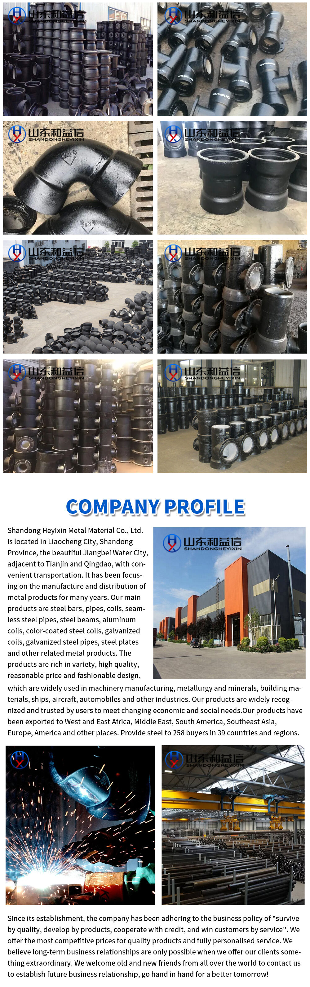 Awwa C110 / Awwa C153 (reducer With Flange, Adapter, Tee) Ductile Iron ...