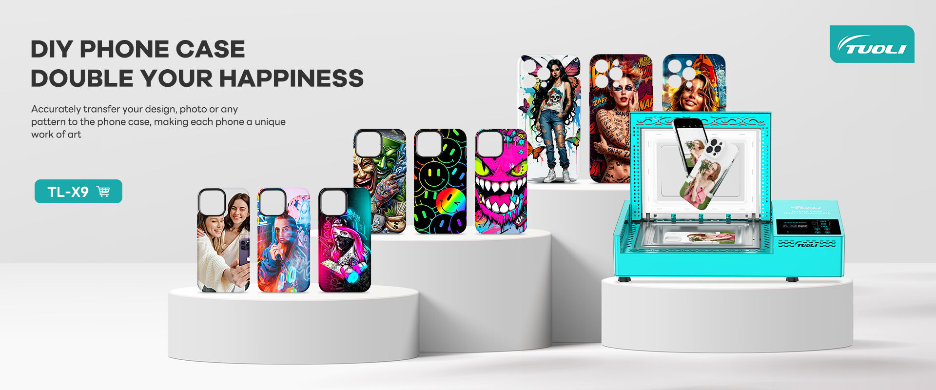 Tuoli Factory Diy Shell Back Skin 3d Sublimation Blank Hard Cover ...