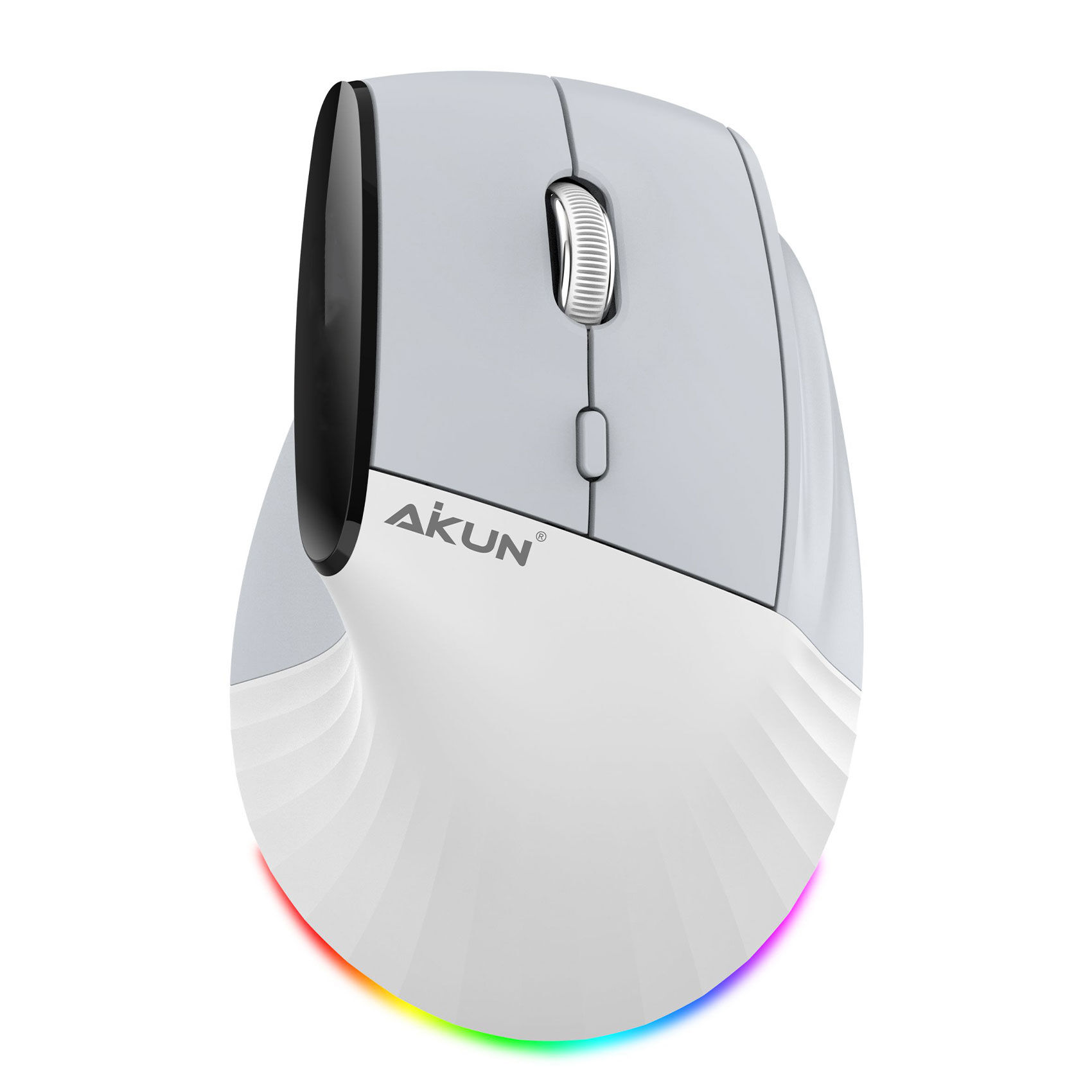 Bulk Buy China Wholesale Aikun New Model 6400dpi Rgb Backlight Vertical Wireless Mouse 2.4ghz ...