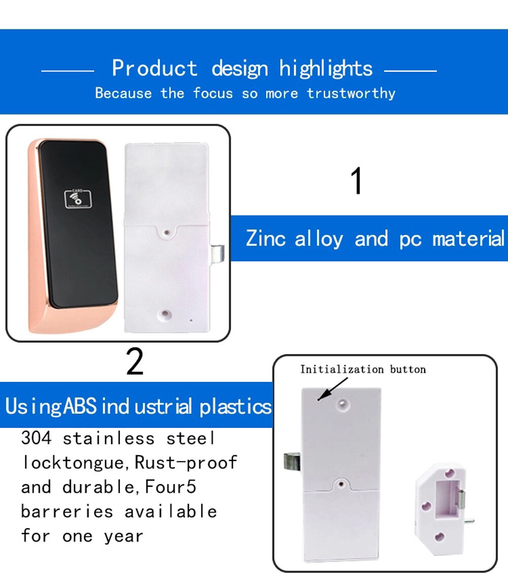 Em161 Smart Security Keyless Swipe Key Card Electronic Rfid Card ...