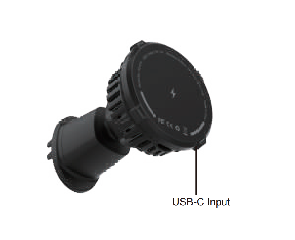 Magnetic Wireless Car Mount With Usb-c Input, Magnetic Wireless Car ...