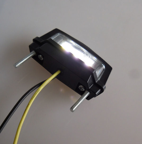 Led12v Waterproof Motorcycle Light Led License Plate Lamp - Expore ...