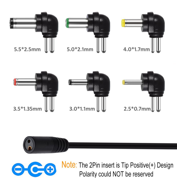 Dc 12v Power Supply Adapter With 6 Tips, Ac/dc Adapter Switch Power ...