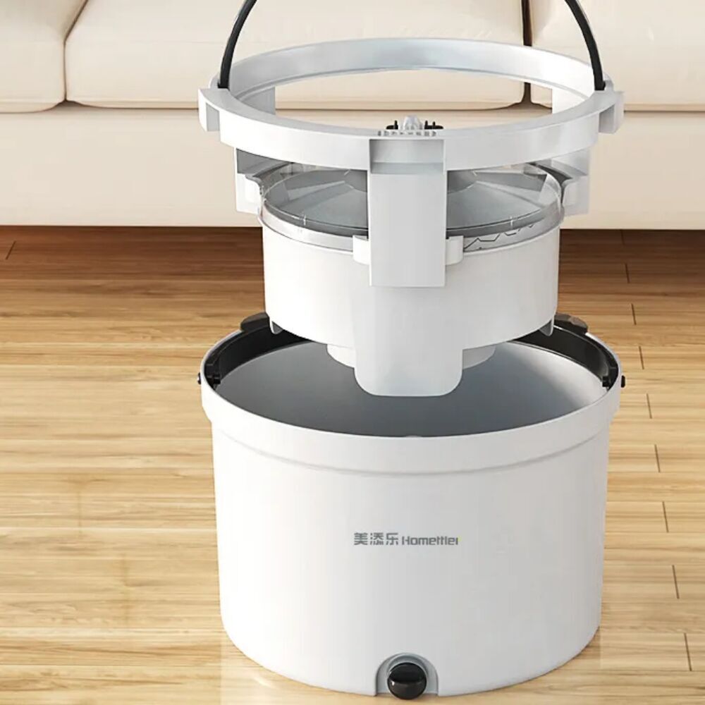 Fm High-quality 360 Magic Spin Pole Microfiber Mop Floor Cleaning Fast ...