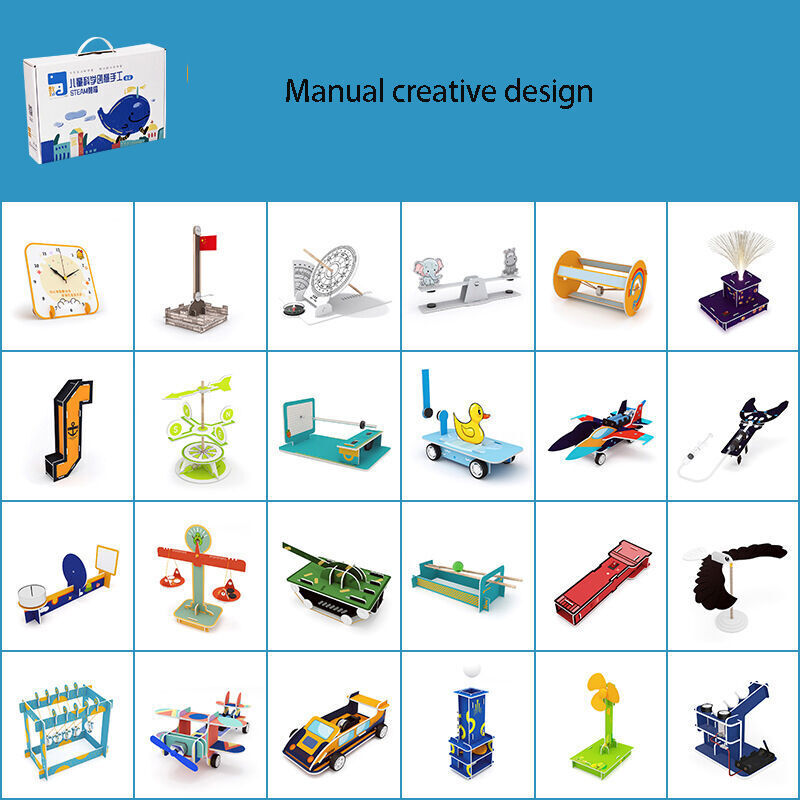 Diy Handmade Assembly Science 3d Paper Puzzle Toys Learning Educational ...