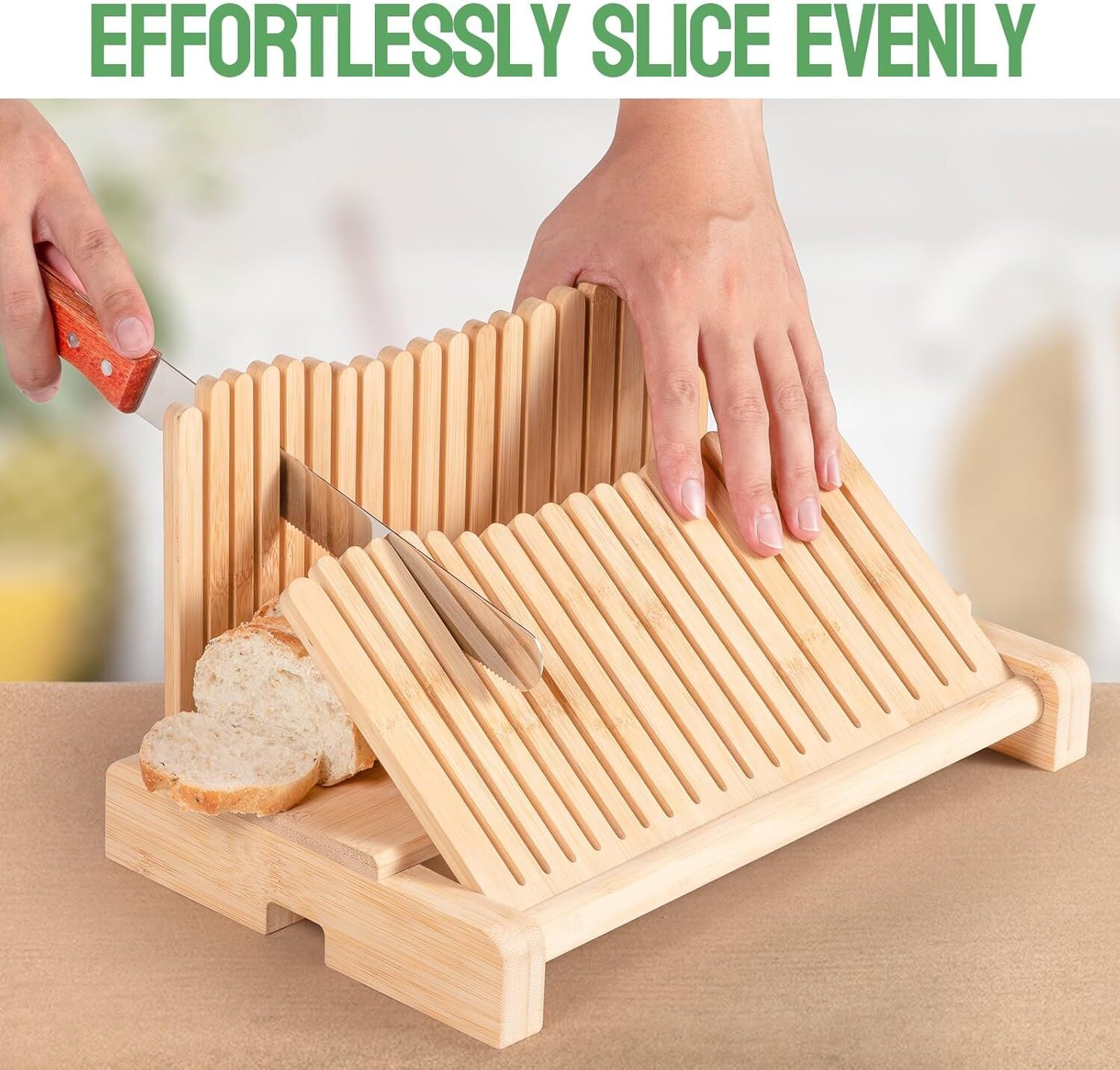 Legend Eco Friendly Bread Slicer Guide For Homemade Bread Adjustable ...