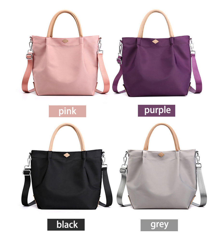 Custom Casual Style Nylon Sling Shopper Bag Waterproof Versatile Women ...