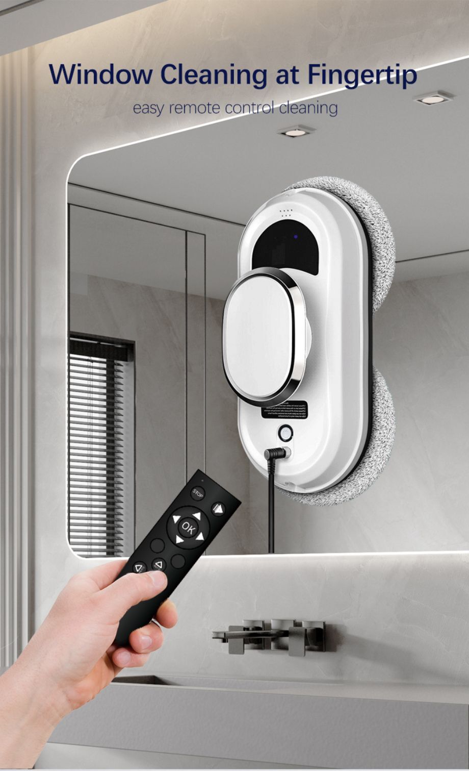 Onson Hot Sale Vacuum Fully Automatic Glass Window Cleaning Smart ...