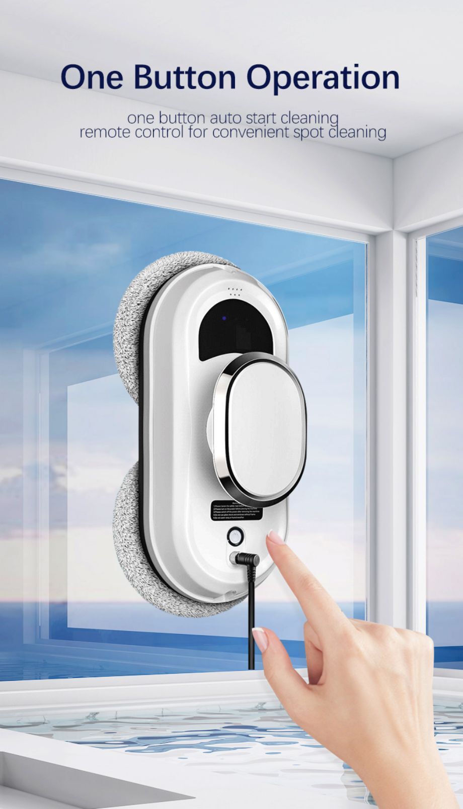 Onson Hot Sale Vacuum Fully Automatic Glass Window Cleaning Smart Skyscraper Window Robot ...