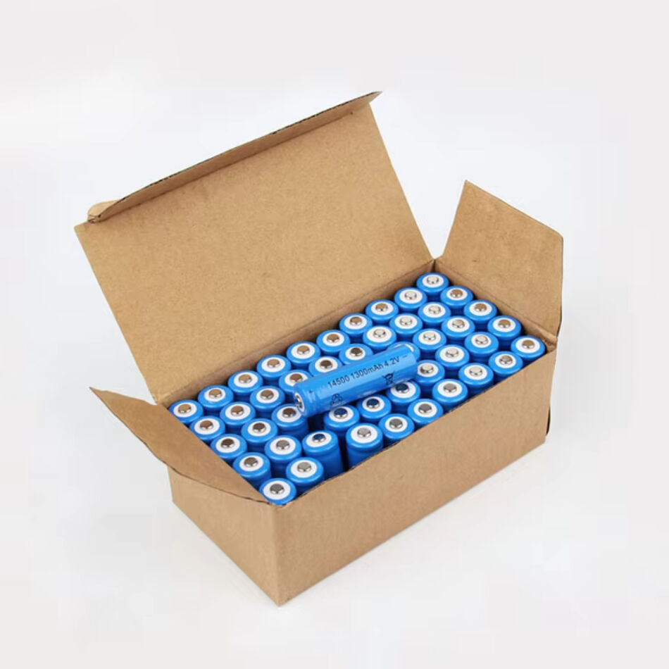 3.7v Rechargeable Lithium Battery 500mah 600mah Icr 14500 Li Ion ...