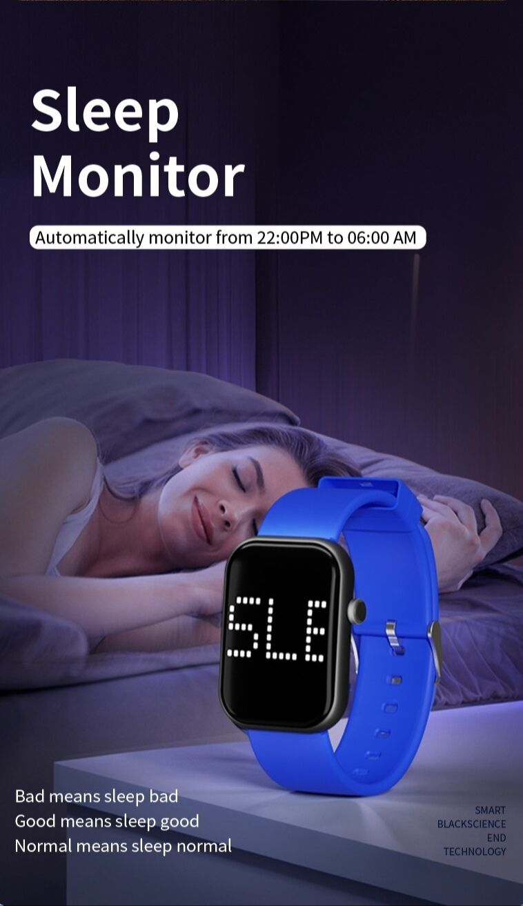 Sleep Monitoring, Bluetooth, Calorie Conversion, Pedometer, Countdown ...