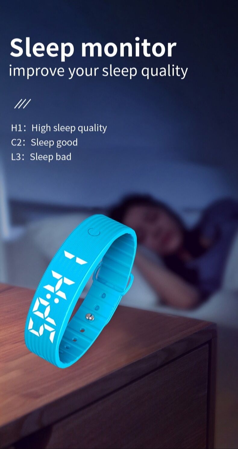 Pedometer Countdown Vibrate Reminder Eco-friendly Silicone Smart ...