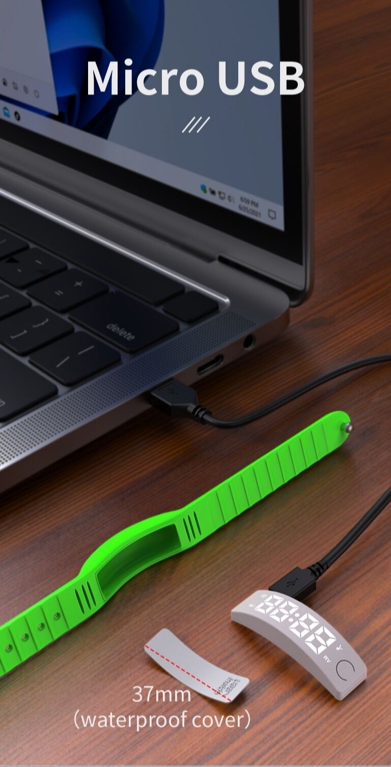 Pedometer Countdown Vibrate Reminder Eco-friendly Silicone Smart ...