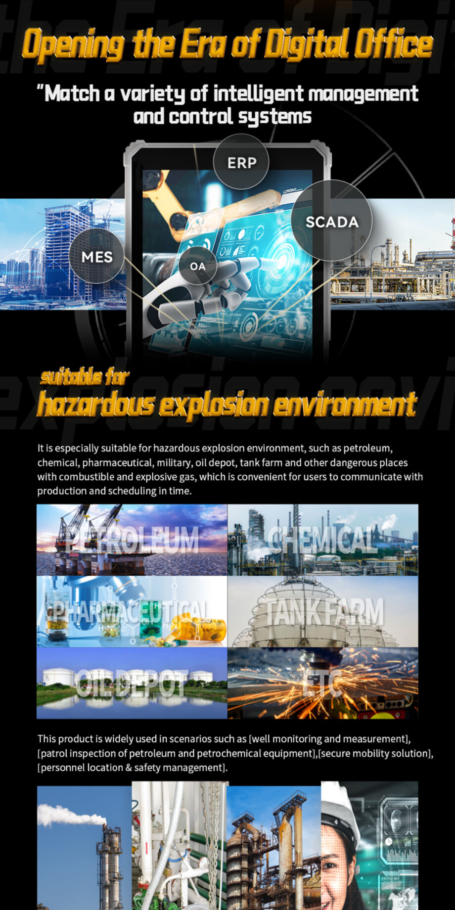 Intrinsically Safe Industrial Explosion-proof Pad Xpad_08 4g - Expore ...