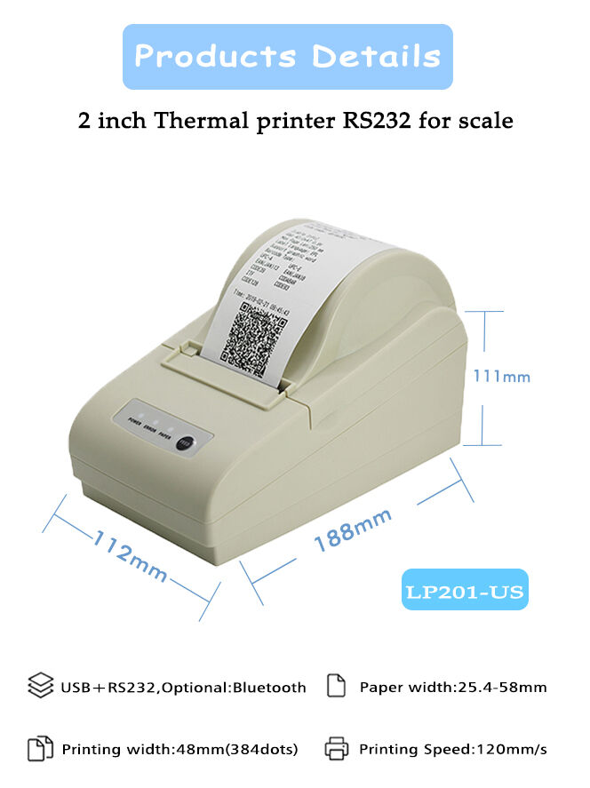 2inch Weighing Printer Used For Weighing Scales 58mm Thermal Label And ...