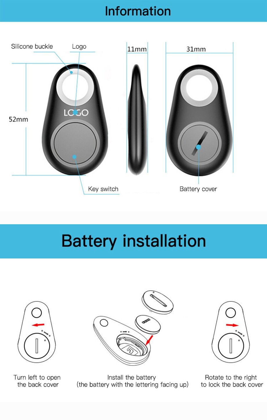 Portable Animal Smart Tracking Device Mini Dog Cat Personal Pet Gps ...