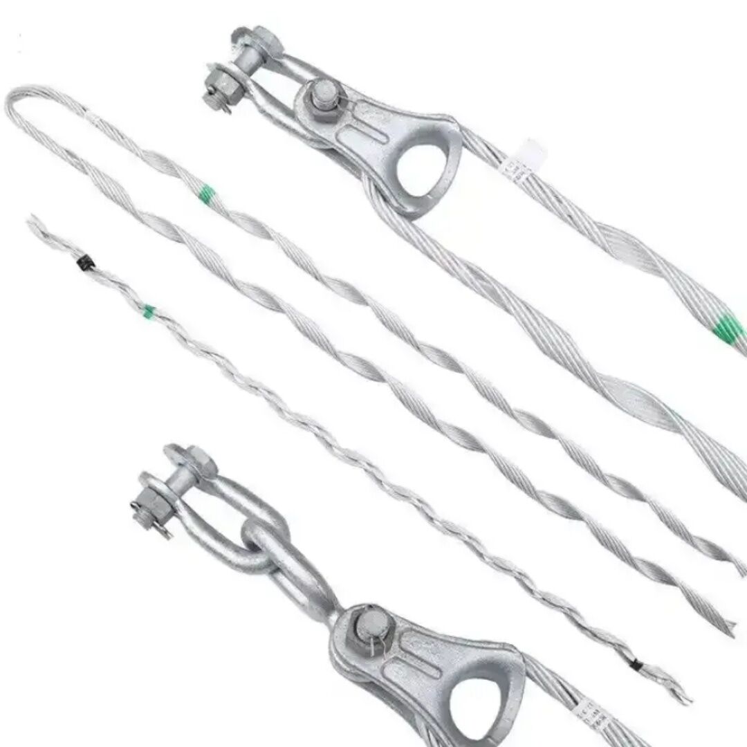 Ftth Outdoor Overhead Apt-preformed Galvanized Steel Fiber Cable Dead ...