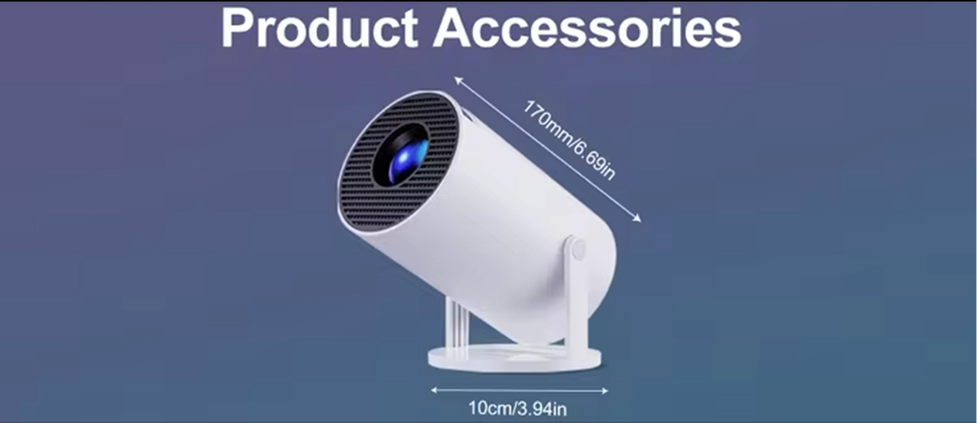 Factory Hy300 Pro Smart Projector 4k Multimedia Projector Game Cinema ...